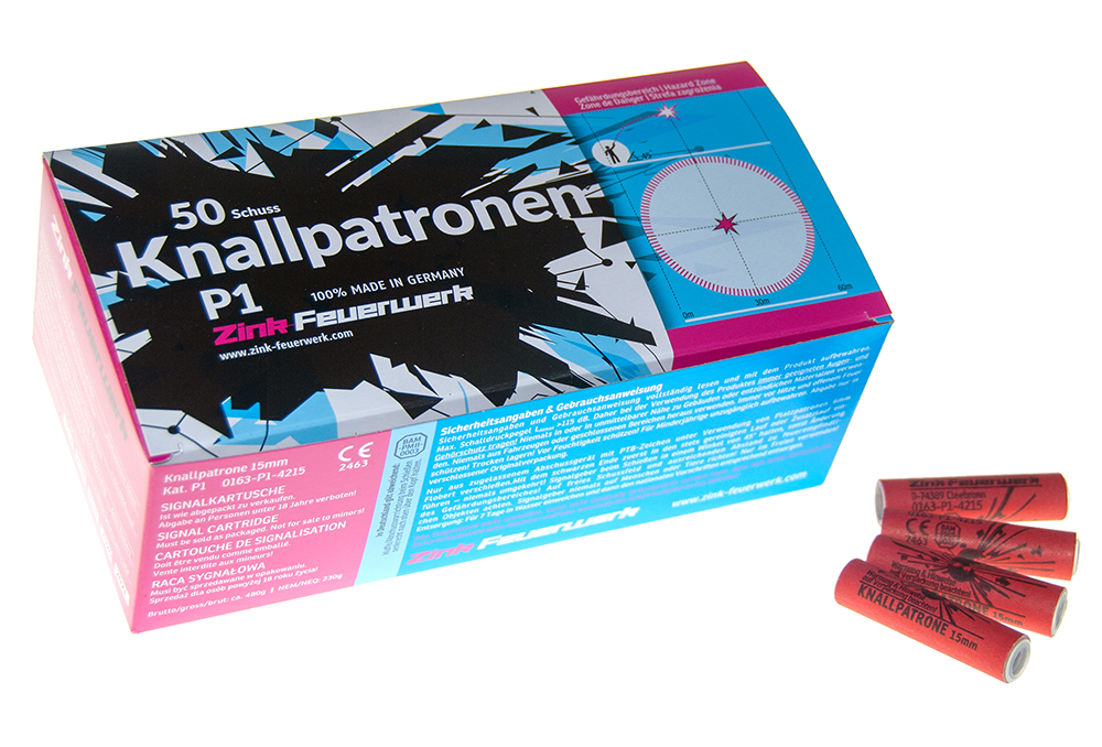 Vogelschreck Knallpatronen cal. 15mm