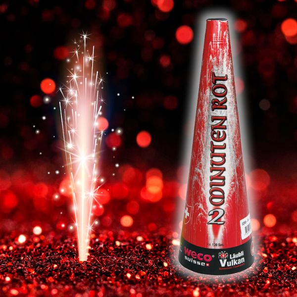 2-Minuten Vulkan rot