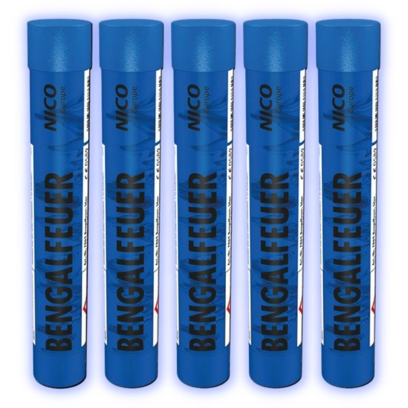 Bengalos, blau | 5er Set - Nico Europe